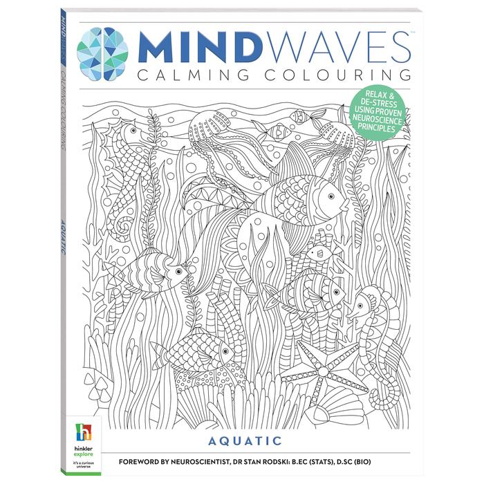 Jual Mindwaves Calming Colouring Book - Buku Mewarnai Dewasa - Aquatic ...