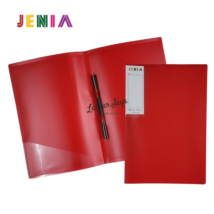 Jual Spring File Jenia Map Plastik Snelhecter FC Folio - Merah - Kota ...