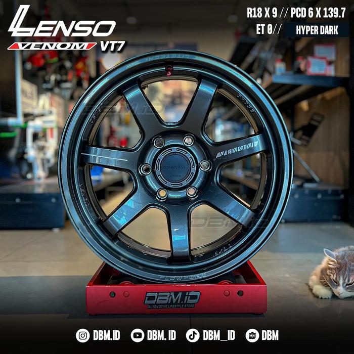 Promo Velg Lenso Venom VT7 R18 18x9.0 6x139.7 Hyper Dark Fortuner Pajero Cicil 0% 3x - Kota ...