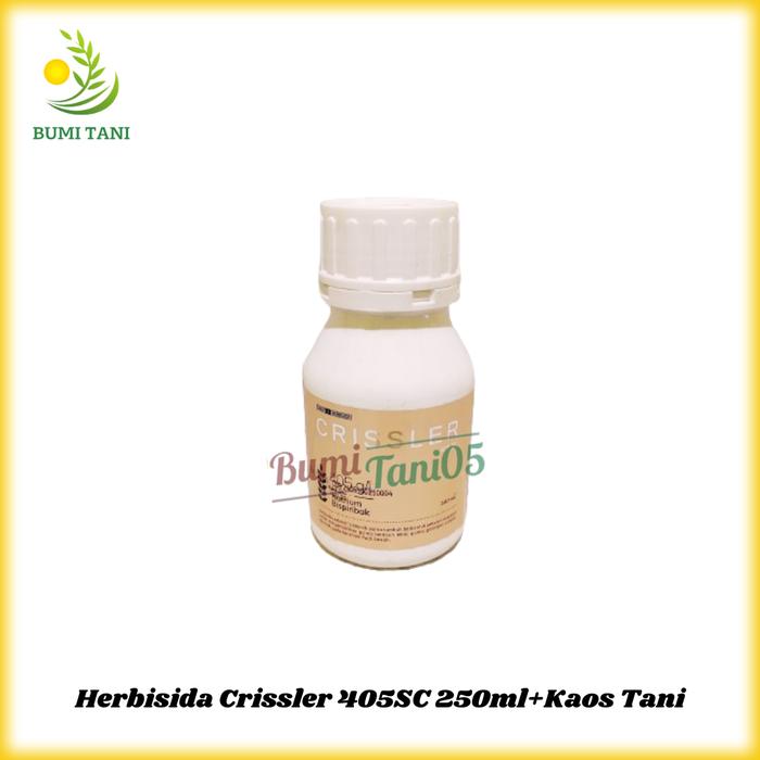 Jual Herbisida Crissler 405SC 250ml+ Bonus Kaos Racun Gulma Daun Lebar ...