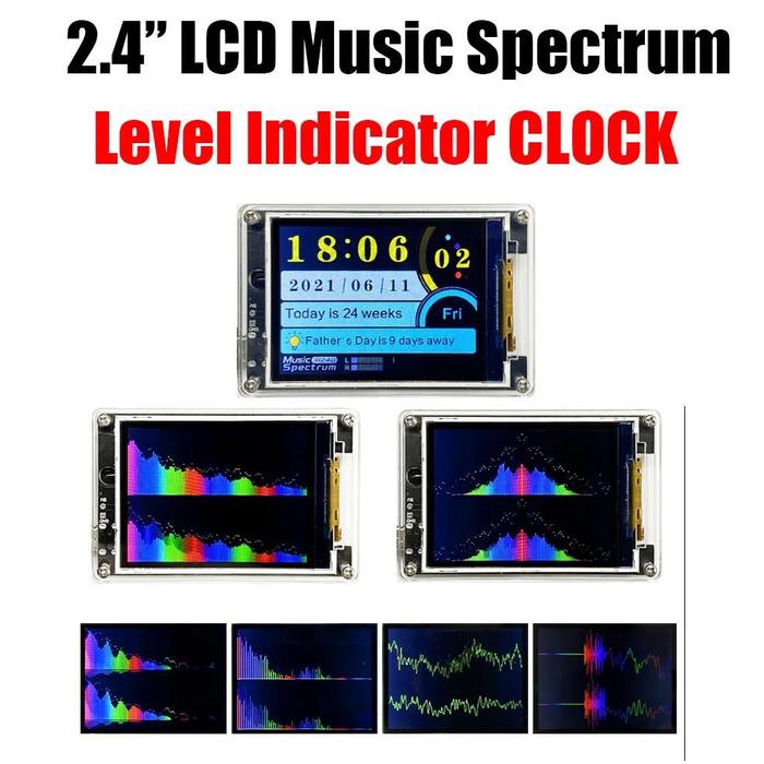 Jual Best 2.4 Inch Led Music Spectrum Analyzer Level Indicator Audio ...