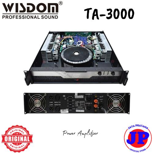 Jual Wisdom TA-3000 Power Amplifier Original TA3000 - Jakarta Pusat ...
