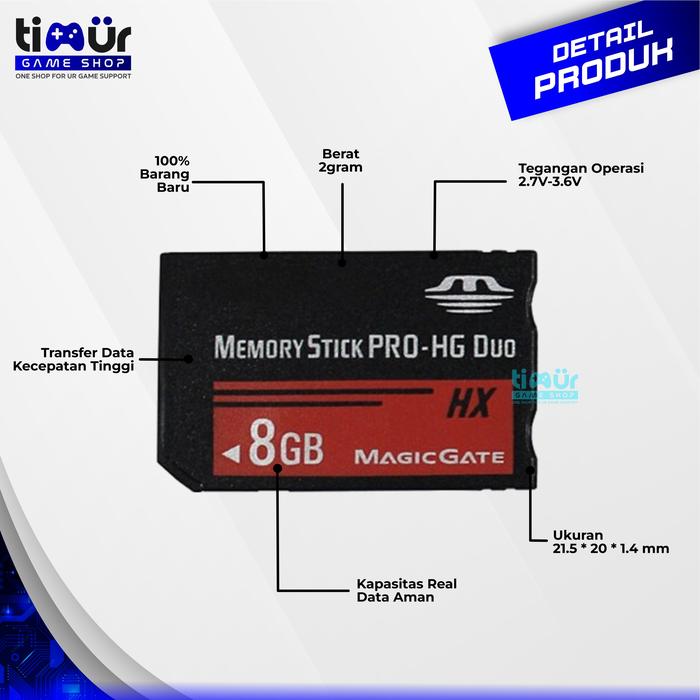 Jual Memory Stick Mc Pro Hg Duo Card Sony Kamera Camera Handycam Psp ...