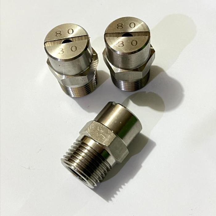 Jual NOZZLE SPRAY VEE JET 1/2" 80 Derajat Type 8030 VEE JET NOZZLE ...