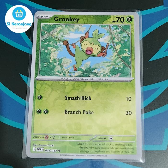 Jual TCG - POKEMON CARD ENGLISH GROOKEY TWMen 014 TWILIGHT MASQUERADE ...