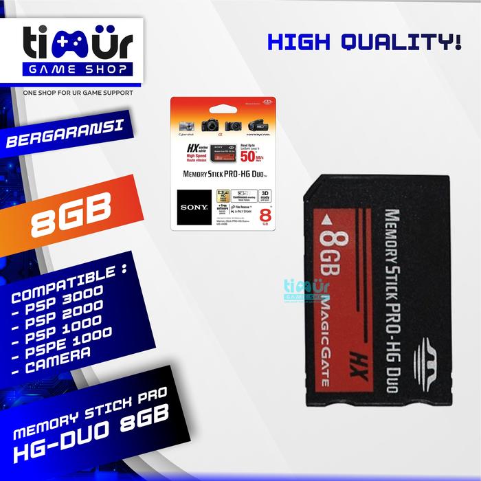 Jual Memory Stick Mc Pro Hg Duo Card Sony Kamera Camera Handycam Psp 8gb Di Seller Sweet Shop ...