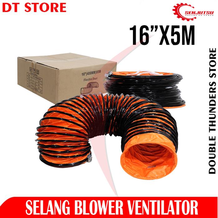 Promo Senjutsu Selang Blower Ventilator 16"x5mtr Flexible Duct Hose ...
