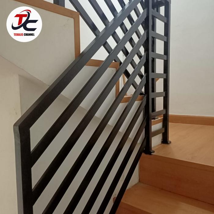 Jual Railing Tangga Minimalis Modern Model horizontal - Jakarta Timur ...