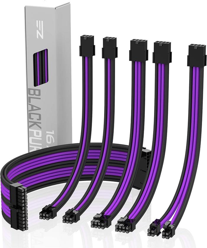 Jual EZDIY-FAB PSU Cable Extension kit Sleeved Cable 16 AWG Nylon V2 ...