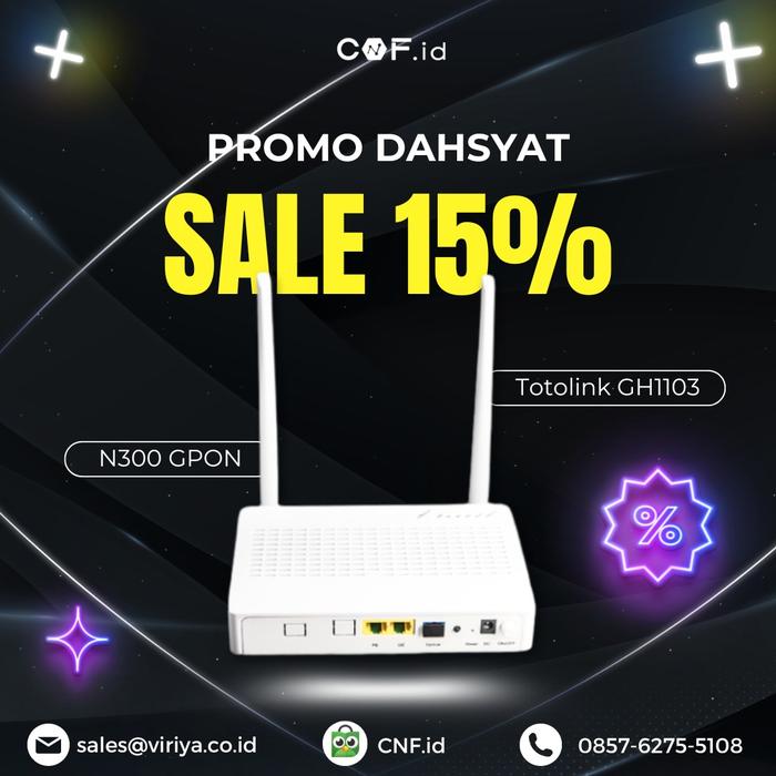 Jual Totolink GH1103 - 300Mbps GPON ONU Optical Modem - Kota Medan ...