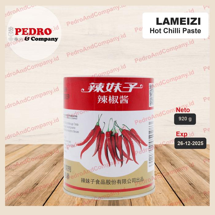 Jual Lameizi hot chilli paste 920 gram bumbu cabe cabai paste china ...