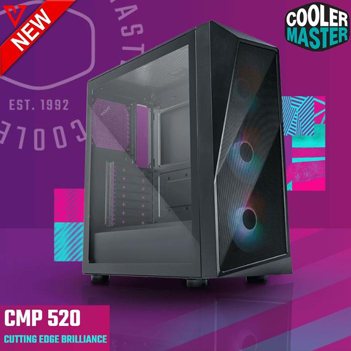 Jual Casing COOLER MASTER CMP 520 | Mid-Tower ARGB ATX Case - Jakarta ...