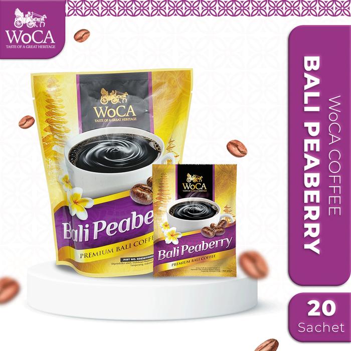 Promo WoCA Kopi Bubuk Bali Peaberry 20 Sachets - Kota Tangerang - WoCA ...