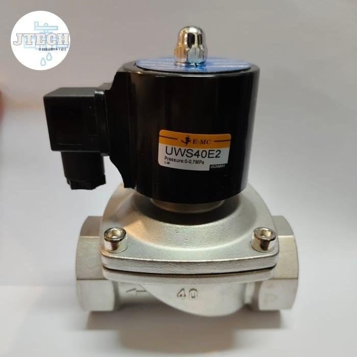 Jual Selenoid valve stainless EMC 304 1 1/2" inch - Jakarta Barat ...