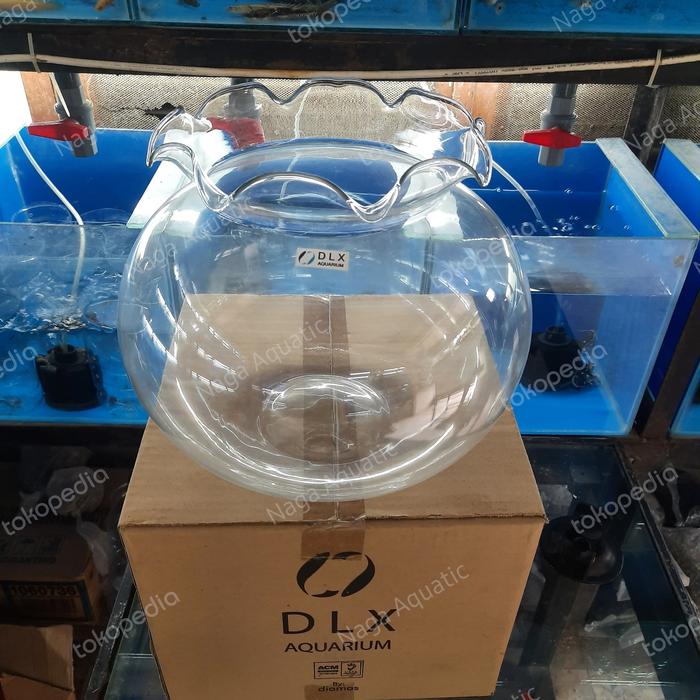 Jual Aquarium Bulat 12 Liter DLX aquarium Fish Ball - Kota Medan - Naga ...