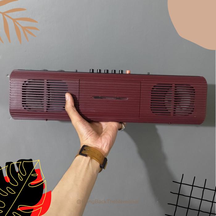 Jual Sharp Cassette Player QT-F60(BR) Maroon Version - Kota Bandung ...