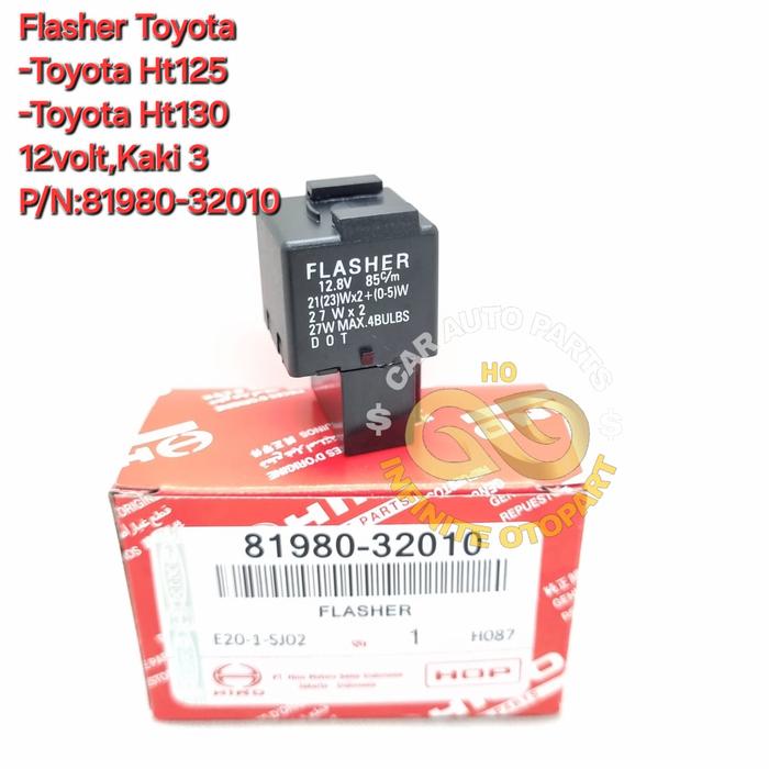 Jual FLASHER TOYOTA FLASER HINO DUTRO HT130 HT125 12V 81980-32010 ...