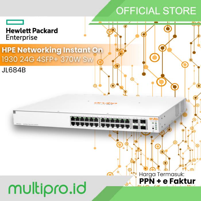 Promo HPE Aruba Instant On 1930 24G Class4 PoE 4SFP/SFP+ 370W Switch ...