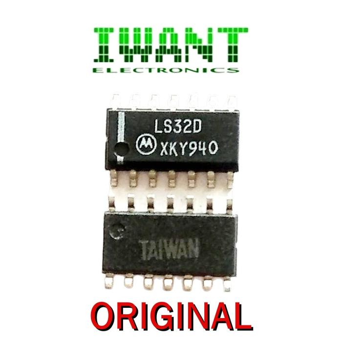 Jual 74LS32 SMD ORIGINAL MOTOROLA SN74LS32 LS32D IC SN74LS32N 74LS32N 7432 - Kota Bandung - I ...