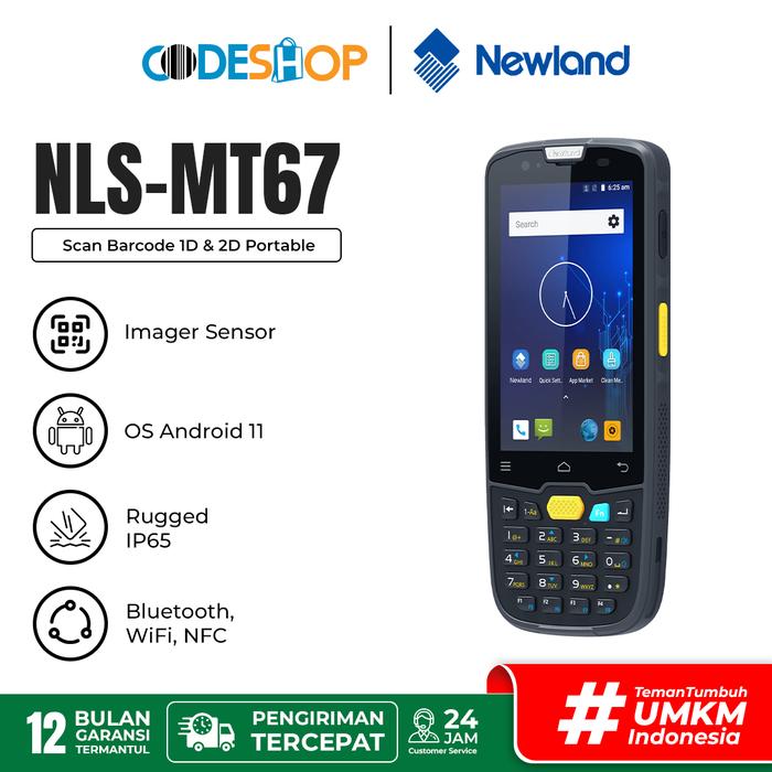 Promo Newland NLS MT67 Scanner Barcode Portable Android PDA Cicil 0% 3x - Kota Semarang ...