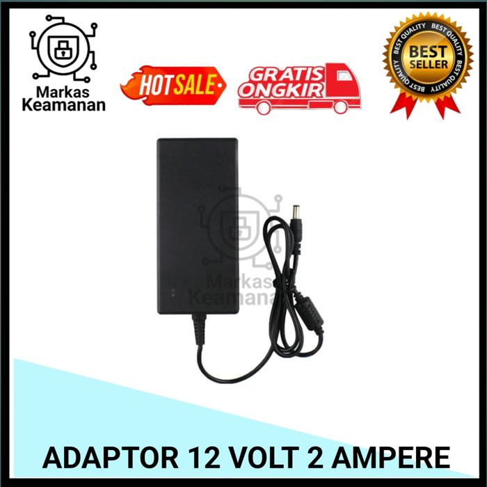 Jual Adaptor 12V 2A Power Supply AC to DC adapter 12 V 2a CCTV TV ...