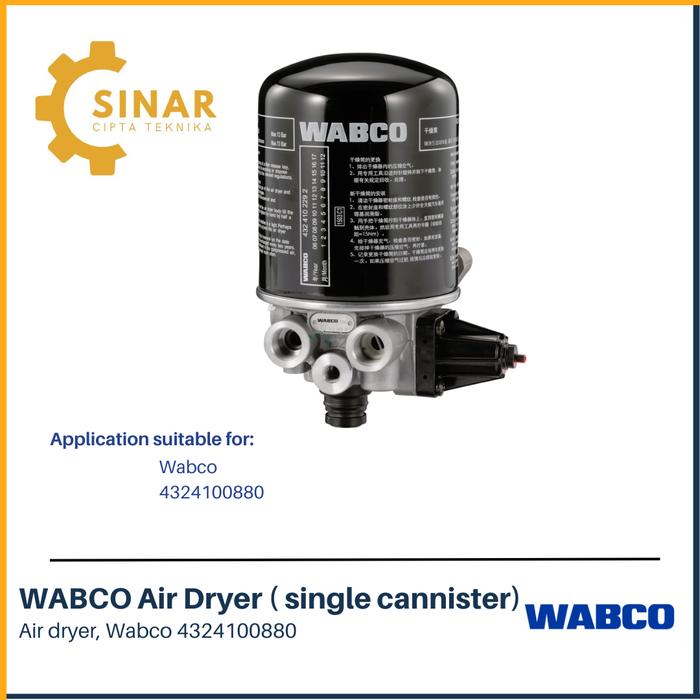 Jual WABCO-4324100880 Air Dryer replaces Scania 1441751 - Jakarta Pusat ...