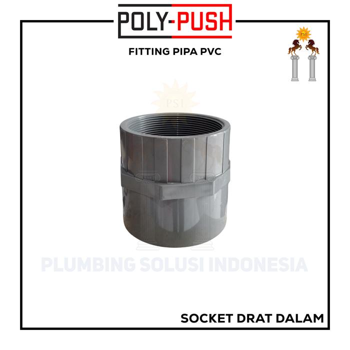 Jual pvc fitting SDD / socket drat dalam Khusus pipa PVC SNI 50 X 1 1/2 ...