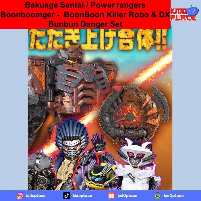 Jual Bakuage Sentai / Power rangers Boonboomger - BoonBoon Killer Robo & DX Bunbun Danger Set ...