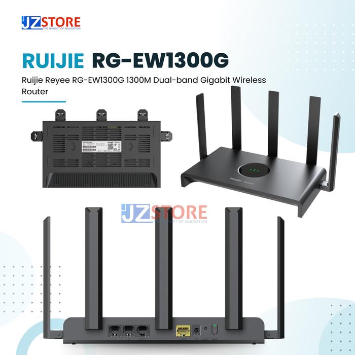 Jual Ruijie Reyee RG-EW1300G 1300M Dual-band Gigabit Wireless Router ...