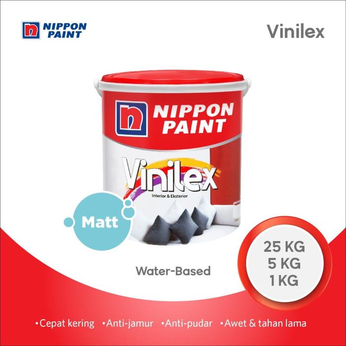 Jual CAT TEMBOK NIPPON VINILEX - 909 WIRA BLUE - KALENG - Jakarta ...