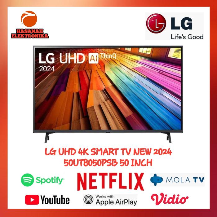 Jual LG 50UT8050/50UT8050PSB UHD 4K SMART TV 50 INCH NEW 2024 - Kota ...