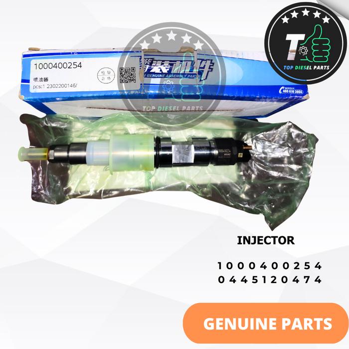 Jual Fuel Injector 1000400254 0445120474 Original Genuine Weichai ...
