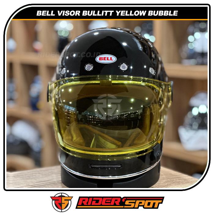 Jual Kaca Motor Helm BELL Bullitt Yellow Bubble Visor Original US ...