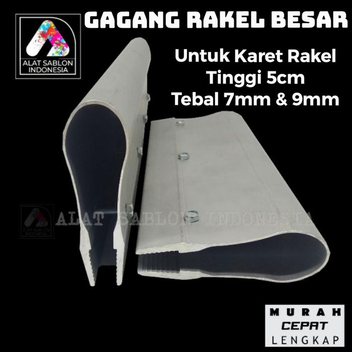 Jual GAGANG RAKEL ALUMUNIUM 15CM BAUT LUAR ALAT SABLON PEGANGAN RAKEL ...