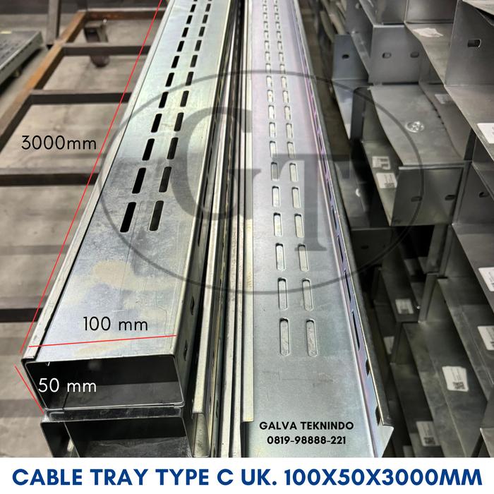 Jual Cable Tray C 100x50x3000mm 2mm / 10x5x30cm Elektro Galvanis ...