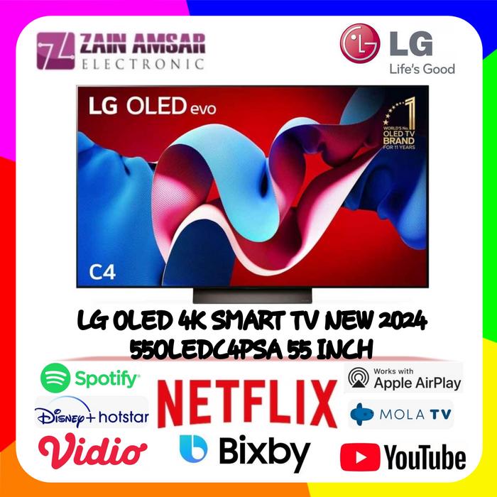 Jual LG OLED55C4 / OLED55C4PSA OLED EVO 4K SMART TV A9 AI GEN 7 55 INCH NEW 2024 - Kota ...