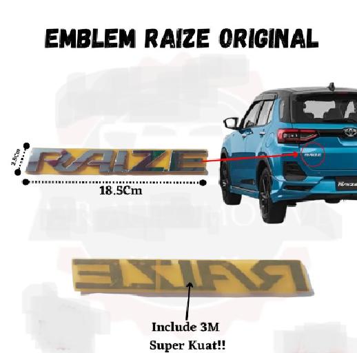 Jual Logo Emblem Toyota Raize KUALITAS ORIGINAL - Jakarta Timur ...