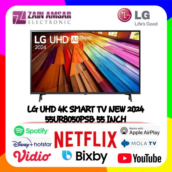 Jual LG 55UT8050/55UT8050PSB UHD 4K SMART TV 55 INCH NEW 2024 - Kota ...