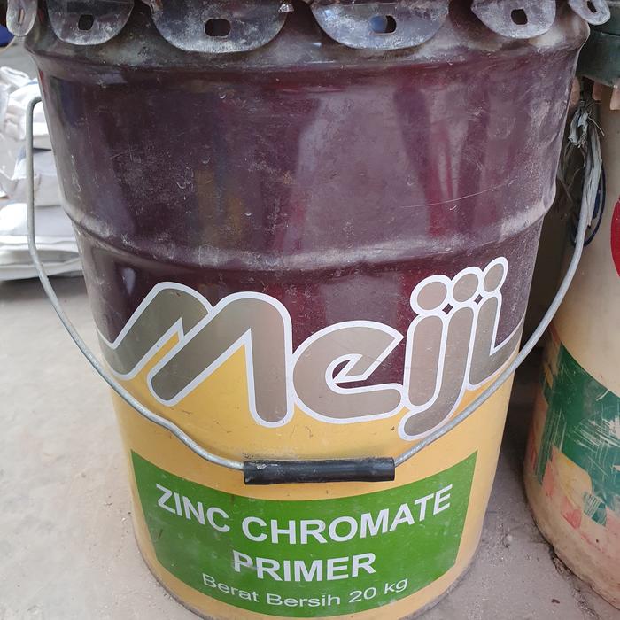 Jual Cat Dasar Meni Zinc Chromate Cromate Meiji Pail 20 kg liter ...