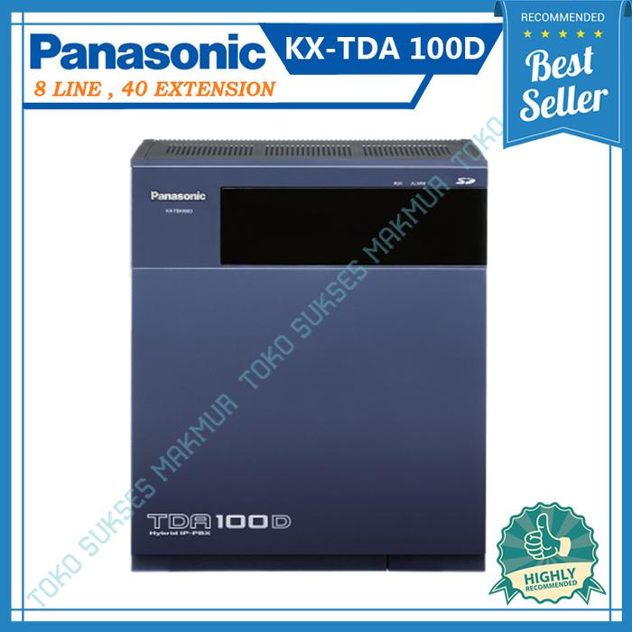Jual PANASONIC KX-TDA100 DBP - ( 8 Line 40 Extension ) Panasonic KX TDA ...