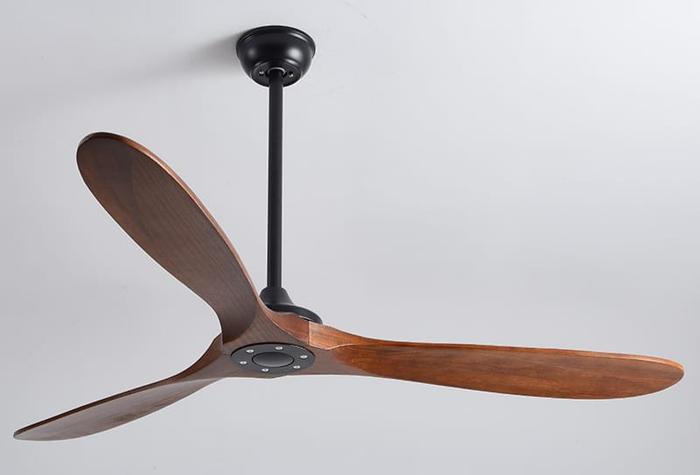 Promo India decorative Kayu/Wood Solid ceiling fan 52 and 60 inches ...