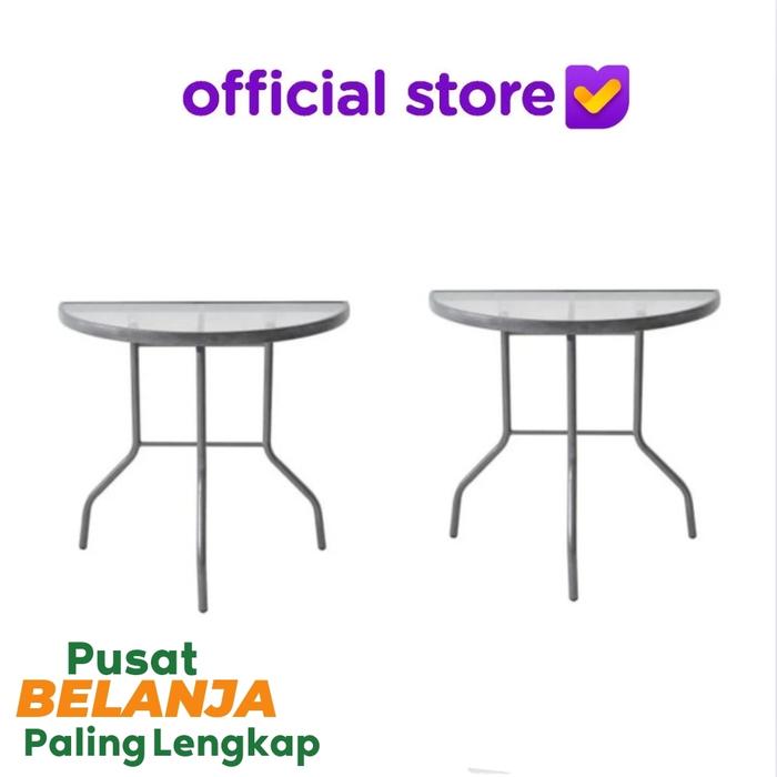 Jual Meja Lipat Half Moon 40x80 Cm - Hitam - Jakarta Timur - rupa rupa ...