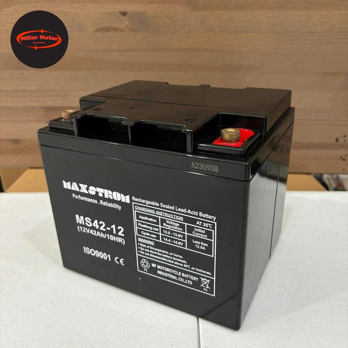 Jual Aki Kering Solar Panel Surya Genset UPS VRLA Battery 12V 42Ah ...