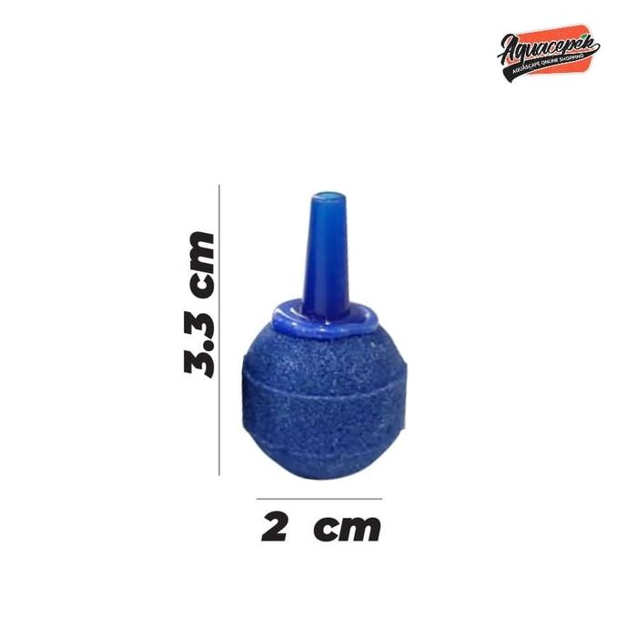 Jual AIRSTONE NANO BUBBLE ROUND BATU AERATOR AERASI BASO BIRU AQUARIUM ...