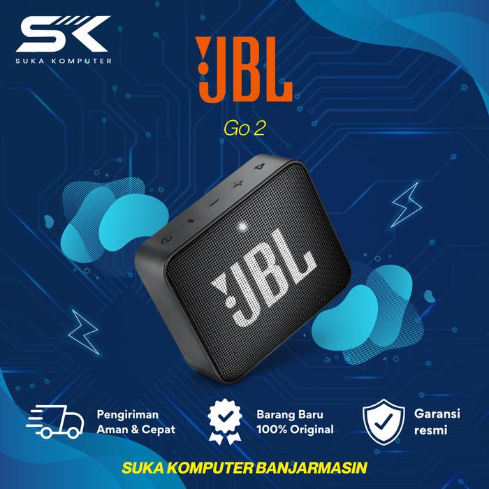 Jual JBL GO 2 Portable Bluetooth Speaker Original - Blue - Kota Banjarmasin - Suka Komputer ...