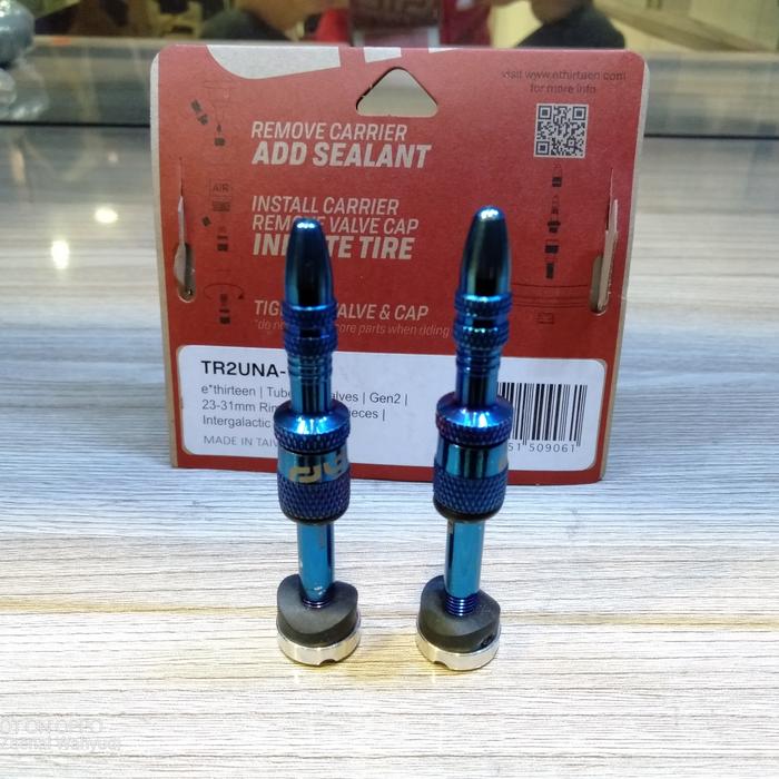 Jual e thirteen E13 Pentil Tubeless Valve Gen2 16-24mm intergalactic ...