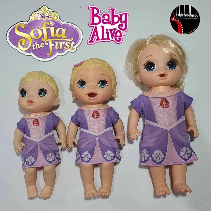Promo PreOrder !!! Baju Boneka Baby Alive Animator MellChan Princess Jasmine Snow White ...