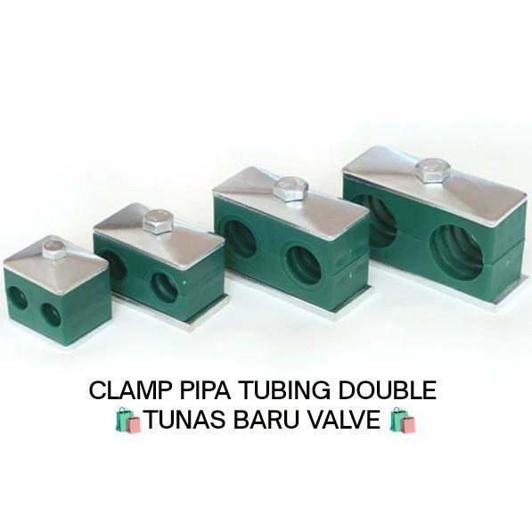 Jual CLAMP PIPA HYDRAULIC 19 MM DOUBLE TUBE / CLAMP PIPA TUBING DOUBLE ...