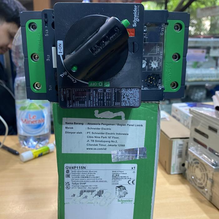 Jual SCHNEIDER GV4P115N MOTOR CIRCUIT BREAKER TESYS GV4 3P 115A Icu ...