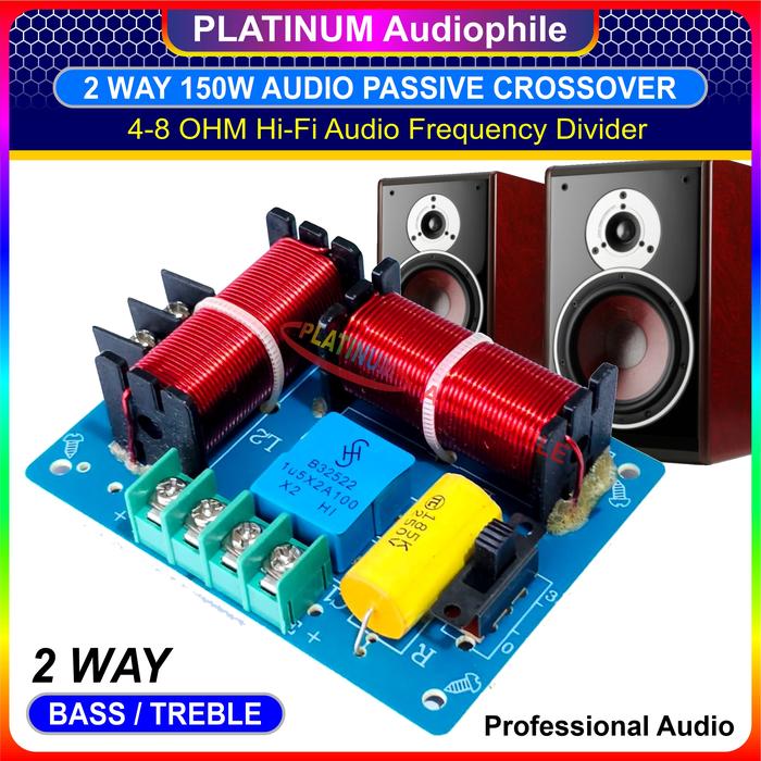 Promo Crossover Pasif 2 Way Passive Speaker Crossover Bass Treble - Kab ...